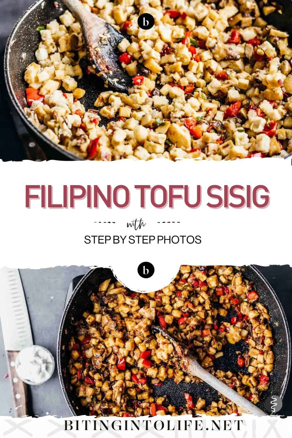 Tasty Filipino Tofu Sisig Recipe {Healthy & Simple} | Biting into Life