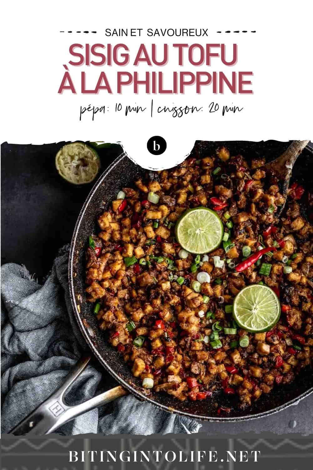 Recette savoureuse de sisig au tofu croustillant à la philippine {sain ...