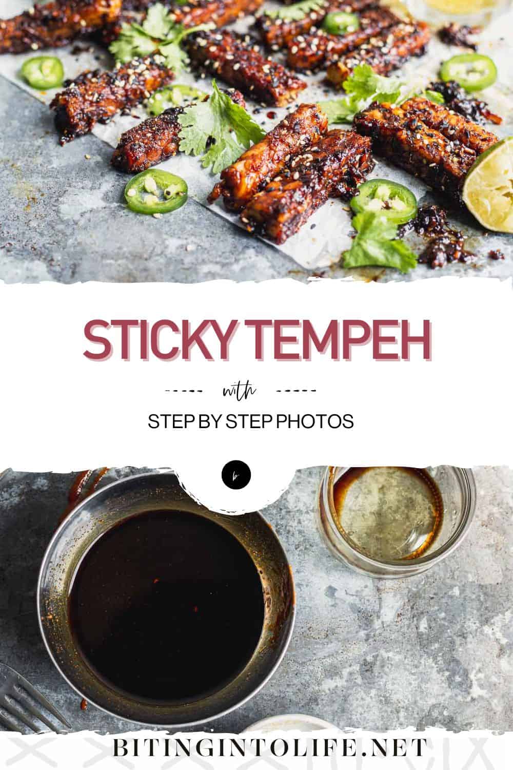 Truly Irresistible Sticky Tempeh in Less than 30 Minutes | Biting into Life
