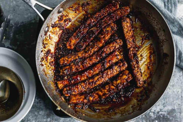 Truly Irresistible Sticky Tempeh in Less than 30 Minutes | Biting into Life