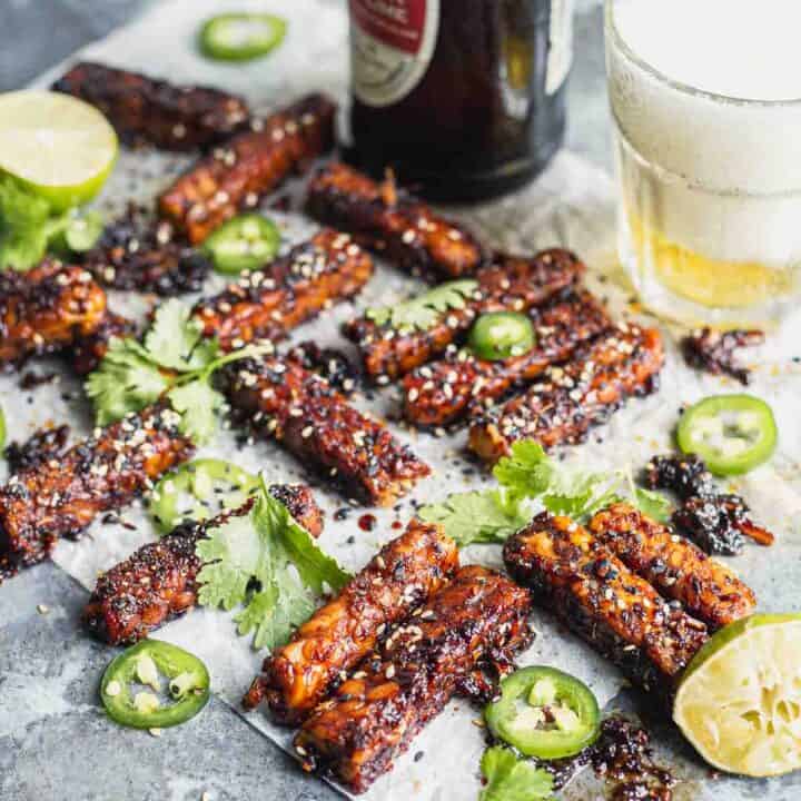 Truly Irresistible Sticky Tempeh in Less than 30 Minutes | Biting into Life